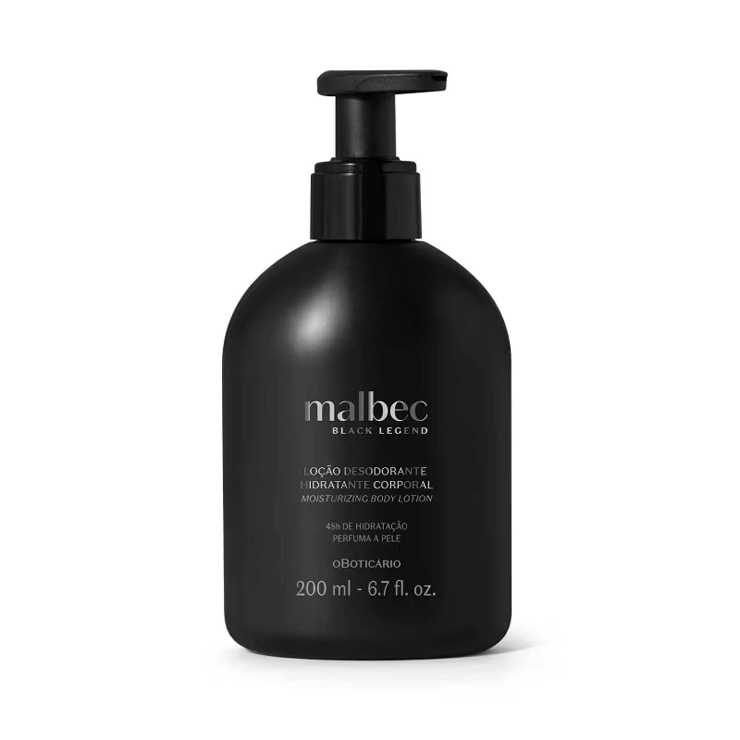 Loção Desodorante Hidratante Corporal Malbec Black Legend 200ml ...